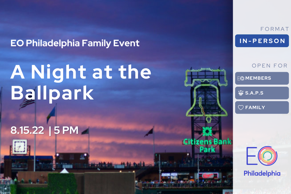 A Night at the Ballpark — EO Philadelphia