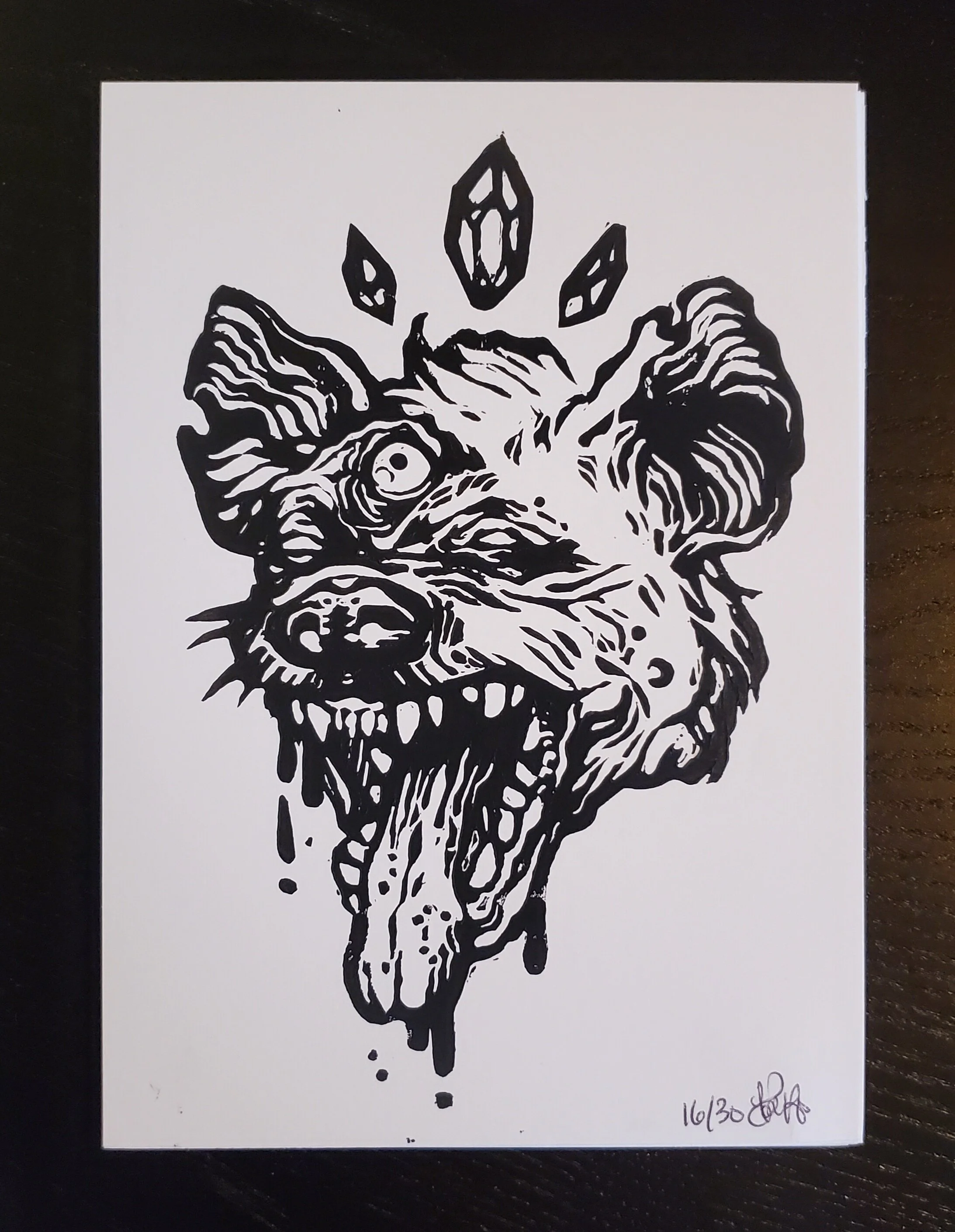 Cerberus - 5x7 or 8x10 Print (Copy) — Keri Newton Illustration