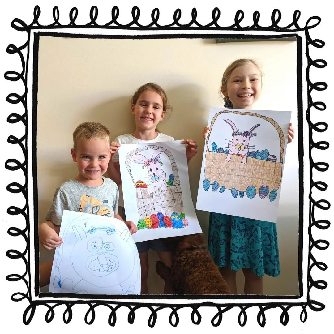 Easter Bunny Art Lesson For Kids