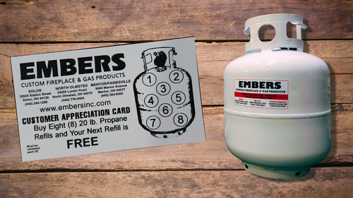 New Propane Tanks | Embers Custom Fireplace & Gas Products