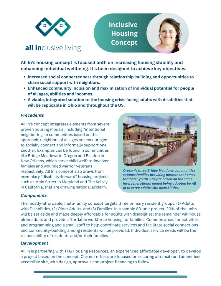 Our Solution — All Inclusive Living