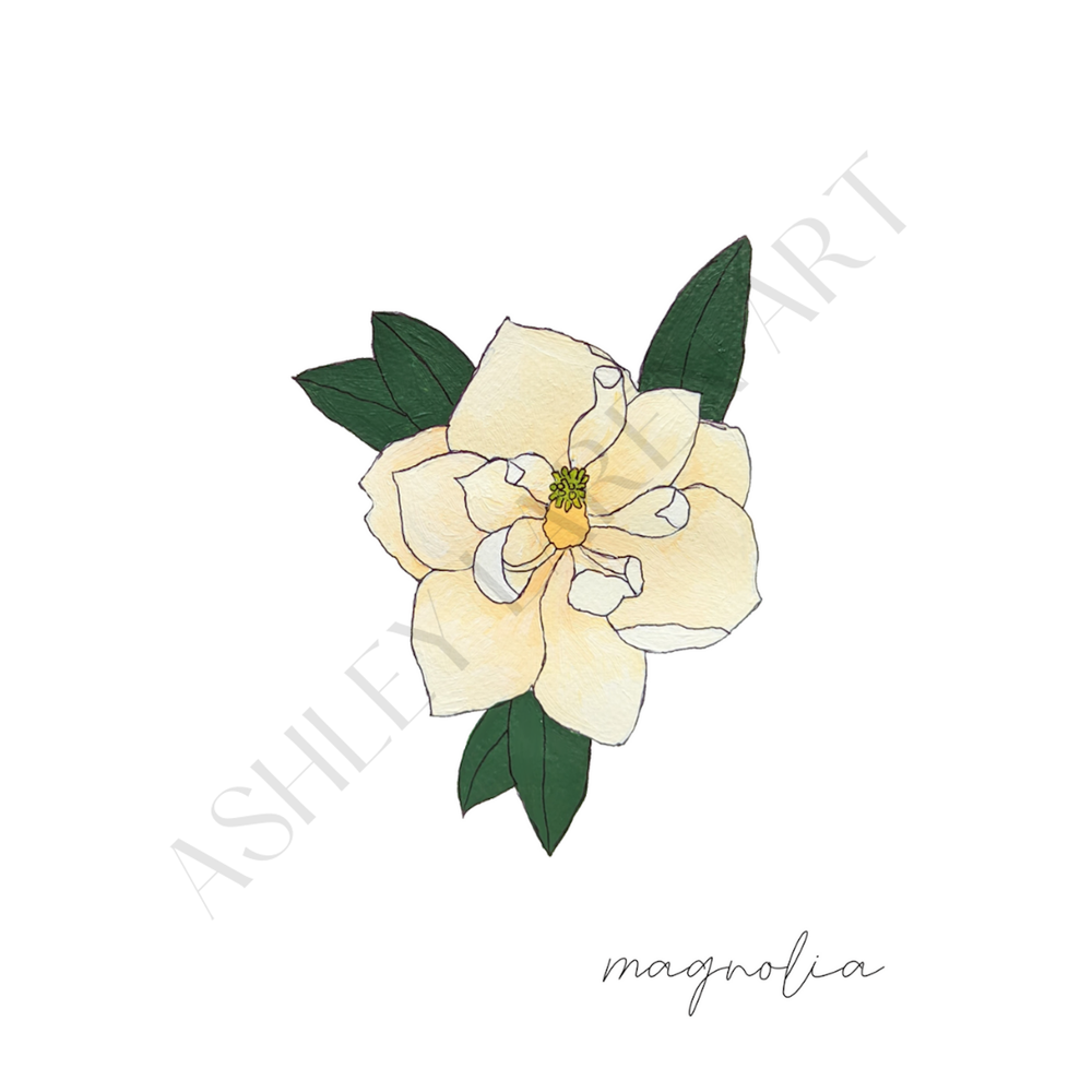 Mississippi Flower Drawing