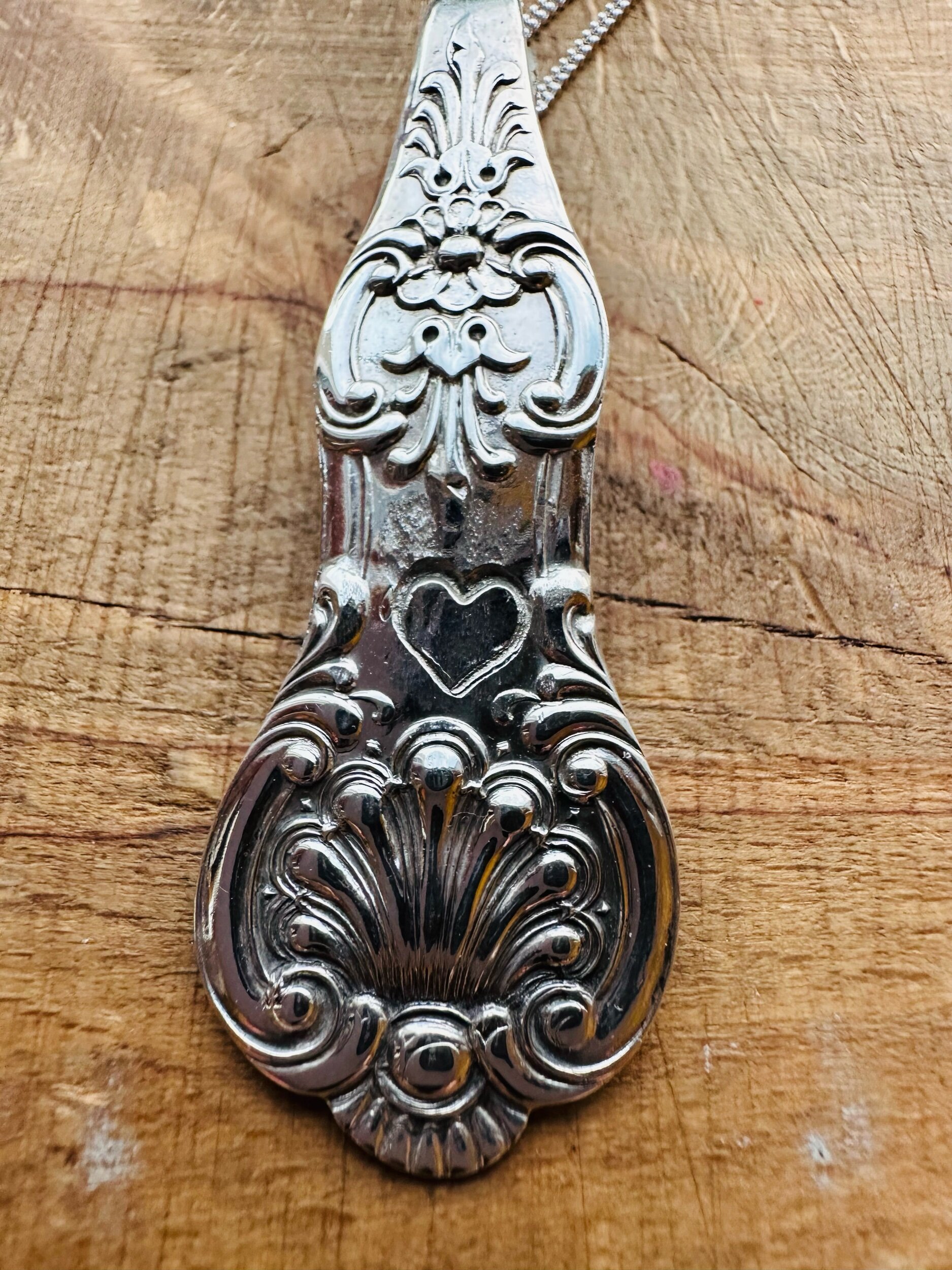 Solid silver spoon rings and cutlery jewellery