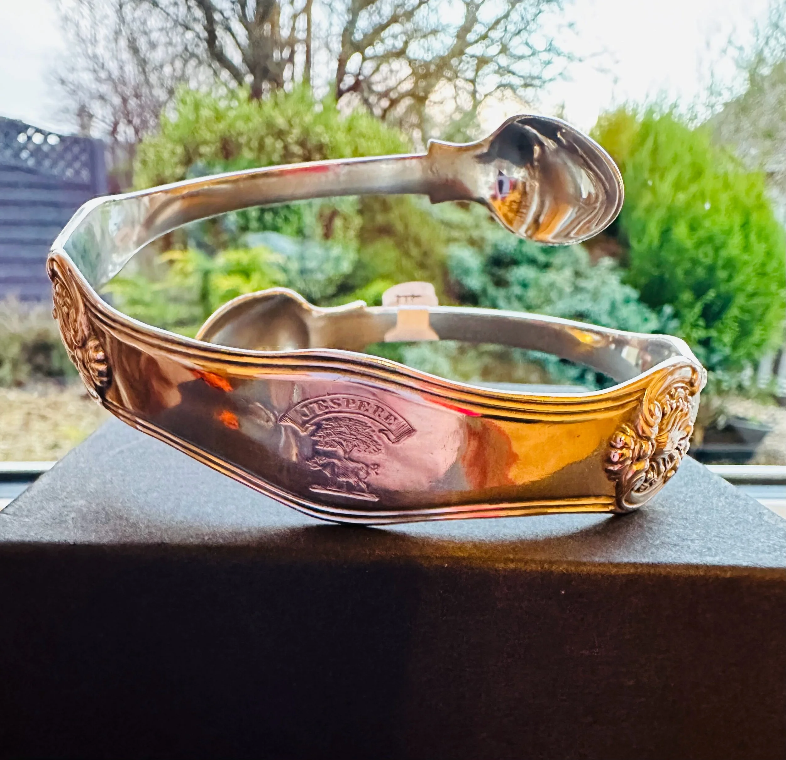 Solid silver spoon rings and cutlery jewellery