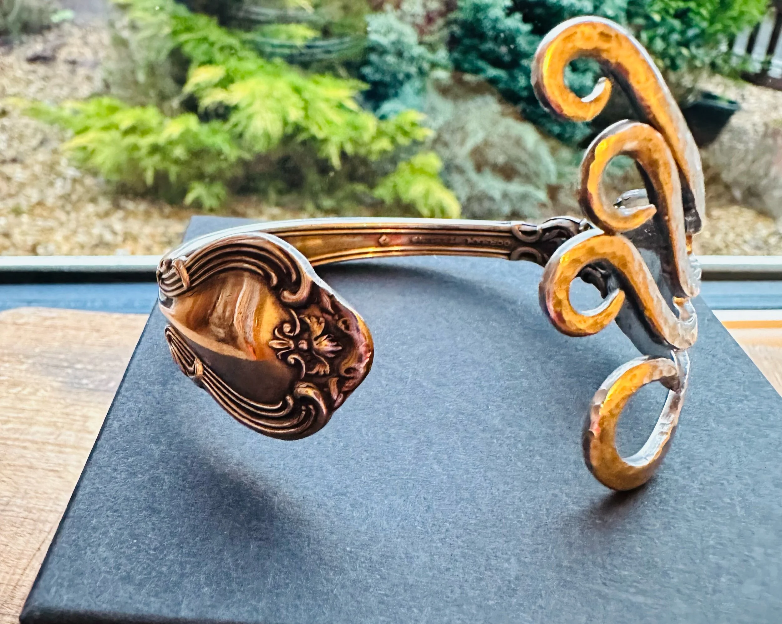 Solid silver spoon rings and cutlery jewellery