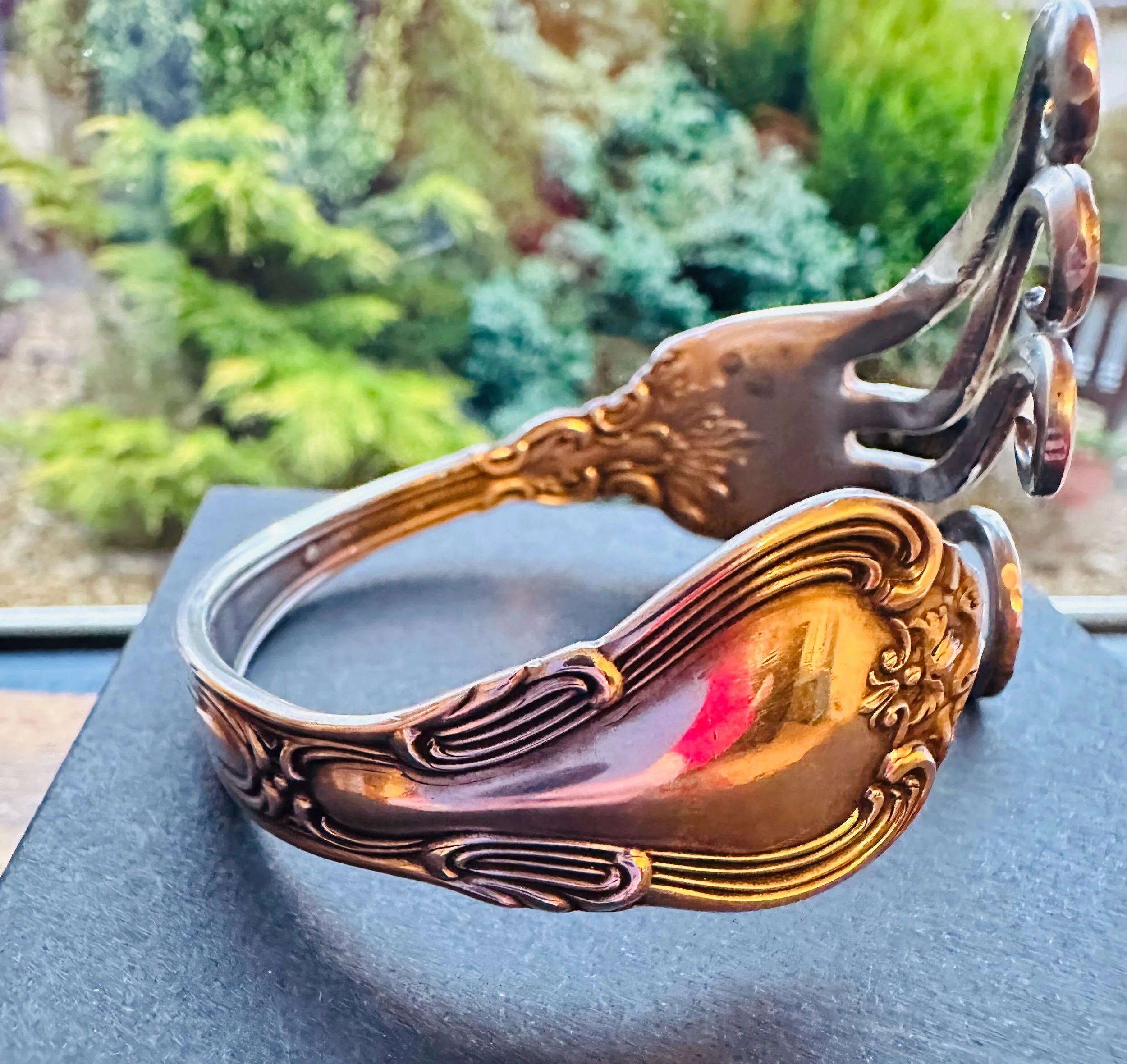 Solid silver spoon rings and cutlery jewellery