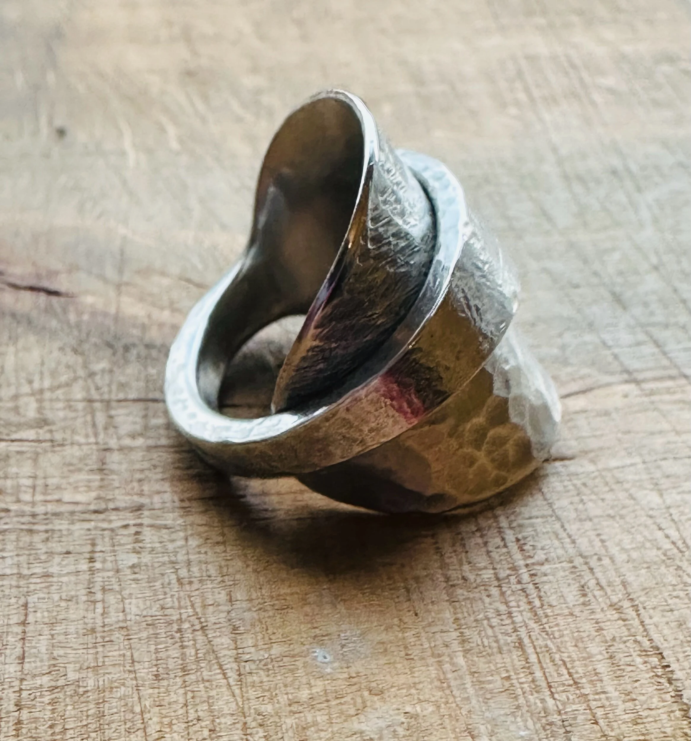Solid silver spoon rings and cutlery jewellery