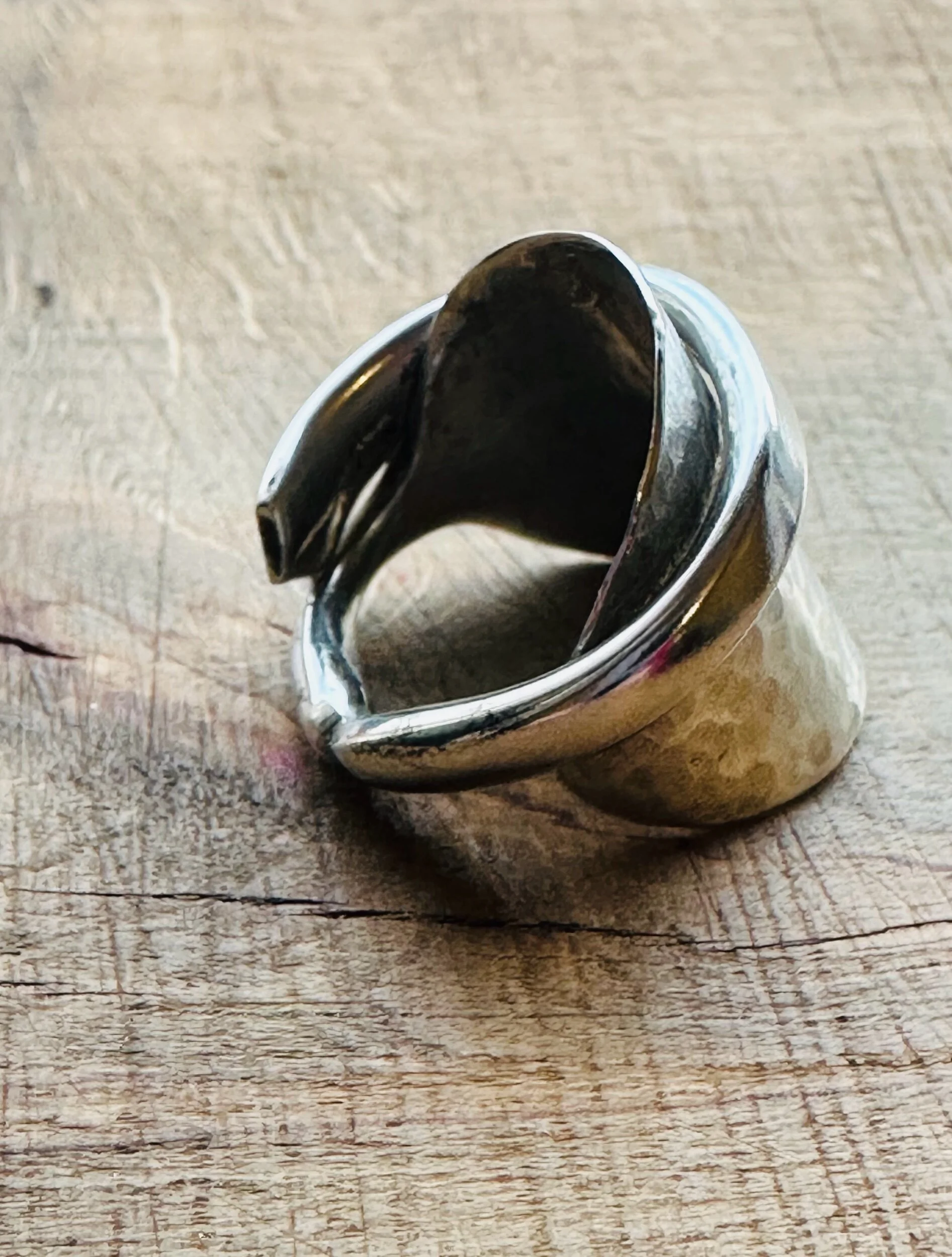 Solid silver spoon rings and cutlery jewellery