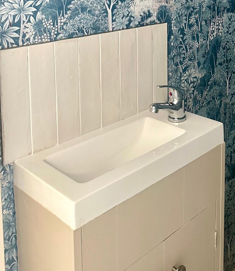 How I Transformed My Downstairs Loo With Wallpaper | The Living House ...