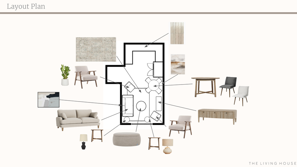 Open Plan Living Area In A New Build Apartment Interior Design ...