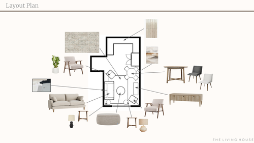 Open Plan Living Area In A New Build Apartment Interior Design ...