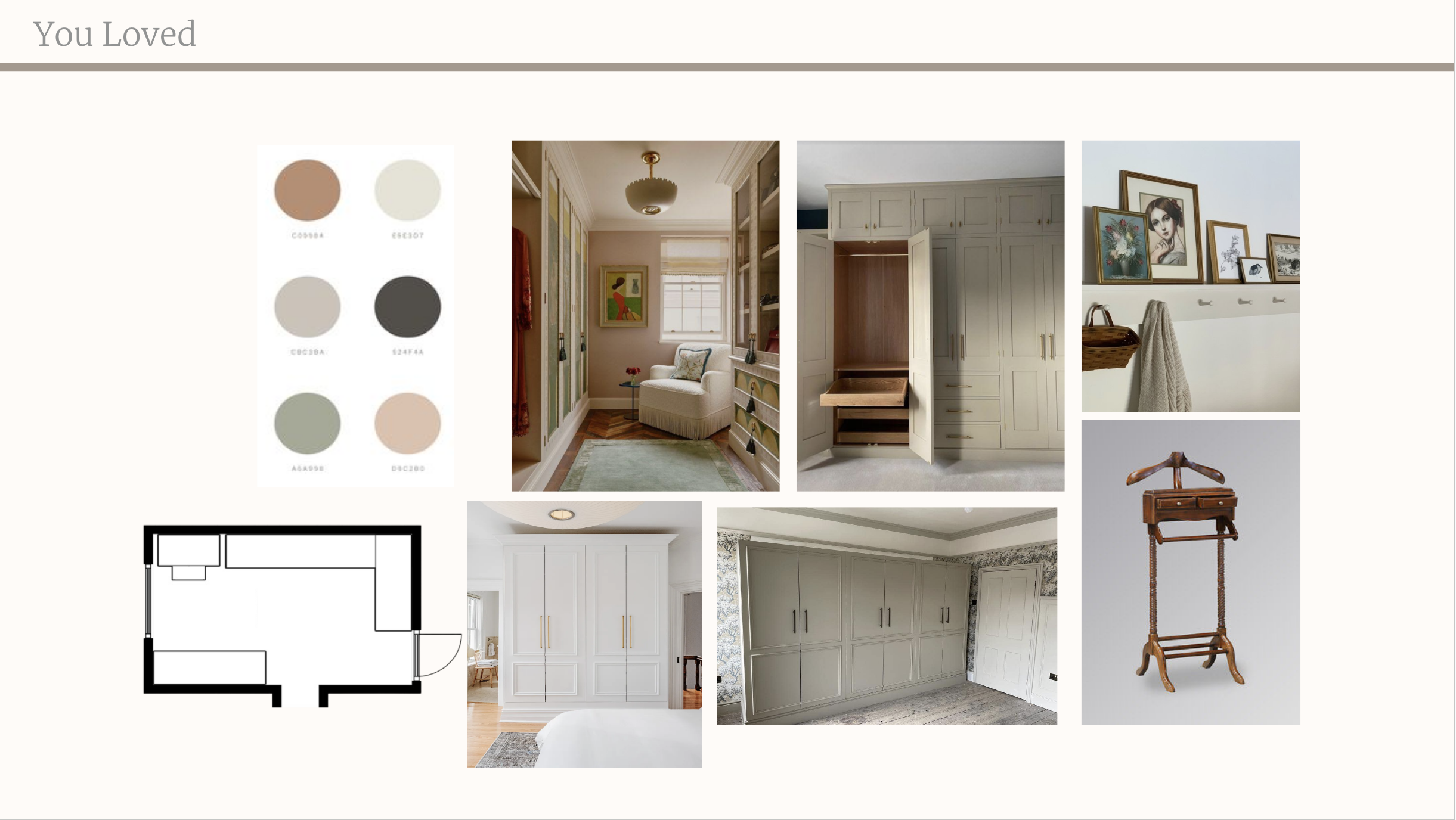 Transitional dressing room design ideas and inspiration — The Living House