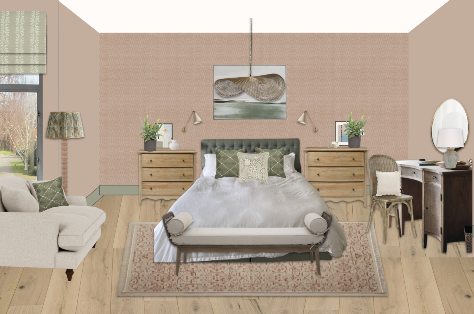 Transitional master bedroom design ideas and inspiration — The Living House