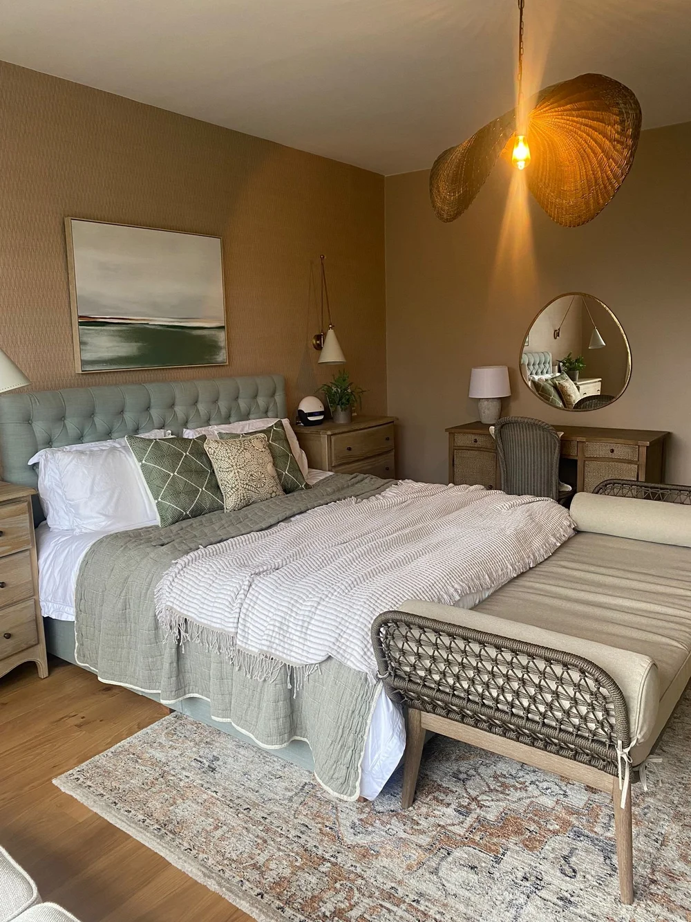 Transitional master bedroom design ideas and inspiration — The Living House