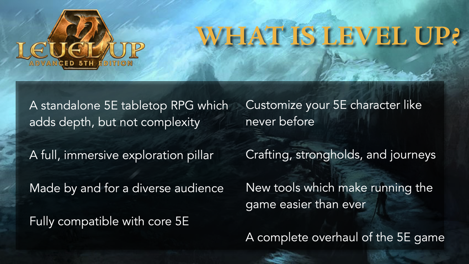 About — Level Up: Advanced 5th Edition (A5E)