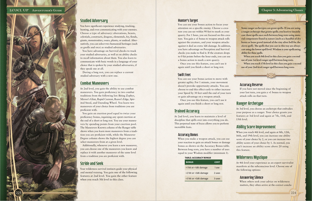 Class Preview: Ranger — Level Up: Advanced 5th Edition (A5E)