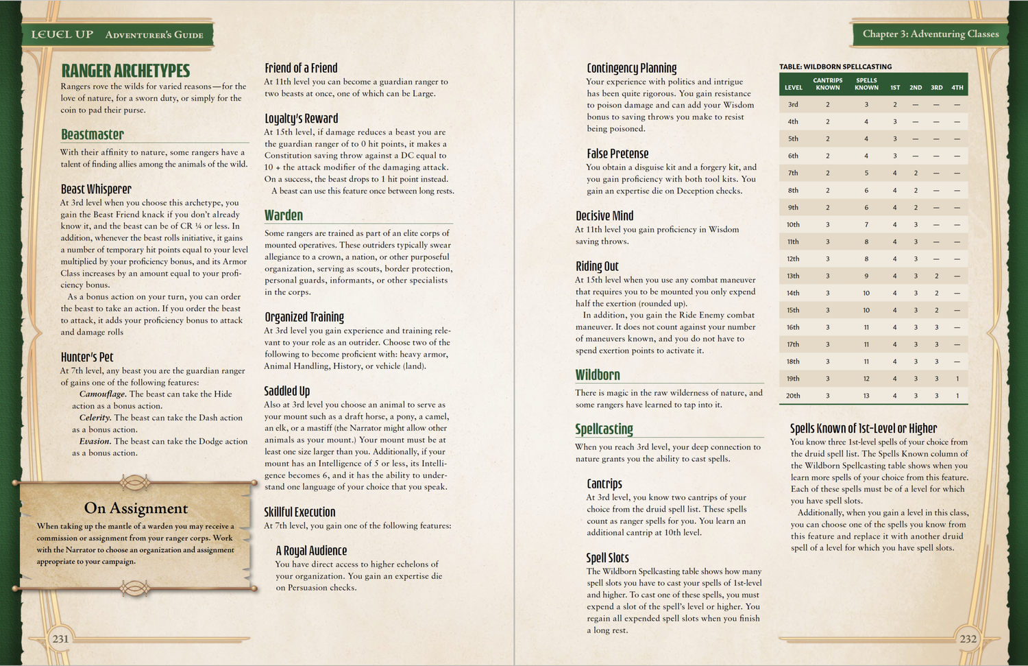 Class Preview: Ranger — Level Up: Advanced 5th Edition (A5E)