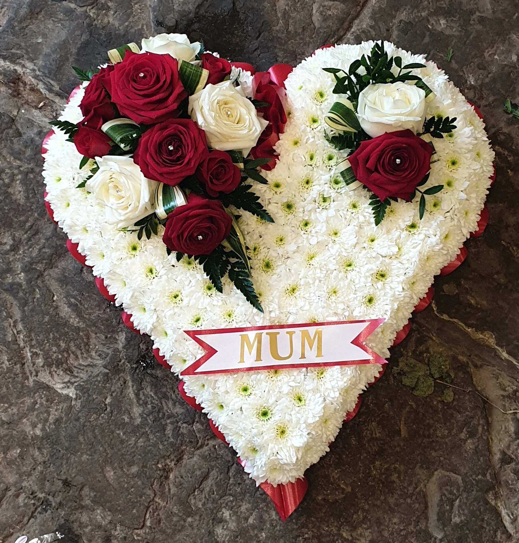 Funeral Tribute Lettering "Dad" — Kathleen's Florist