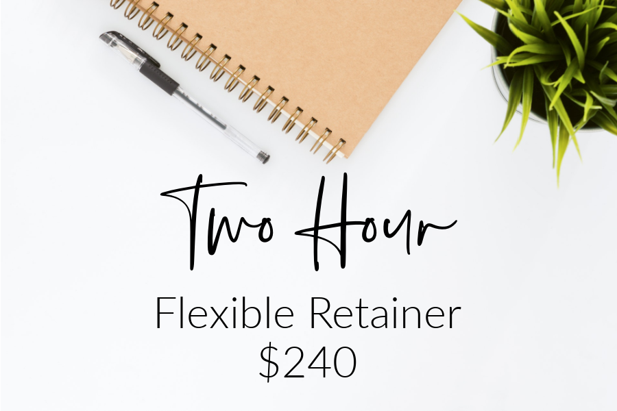 Flexible Retainer: 2 Hours (save $40) — Fresh Web Design