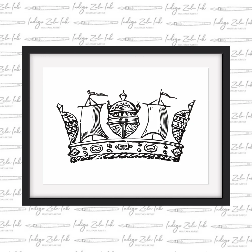 Royal Navy Prints — Indigo Zulu Ink