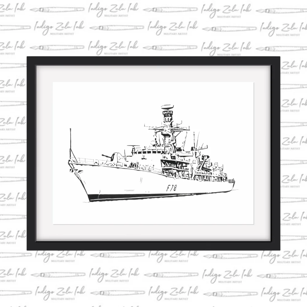 Royal Navy Prints — Indigo Zulu Ink