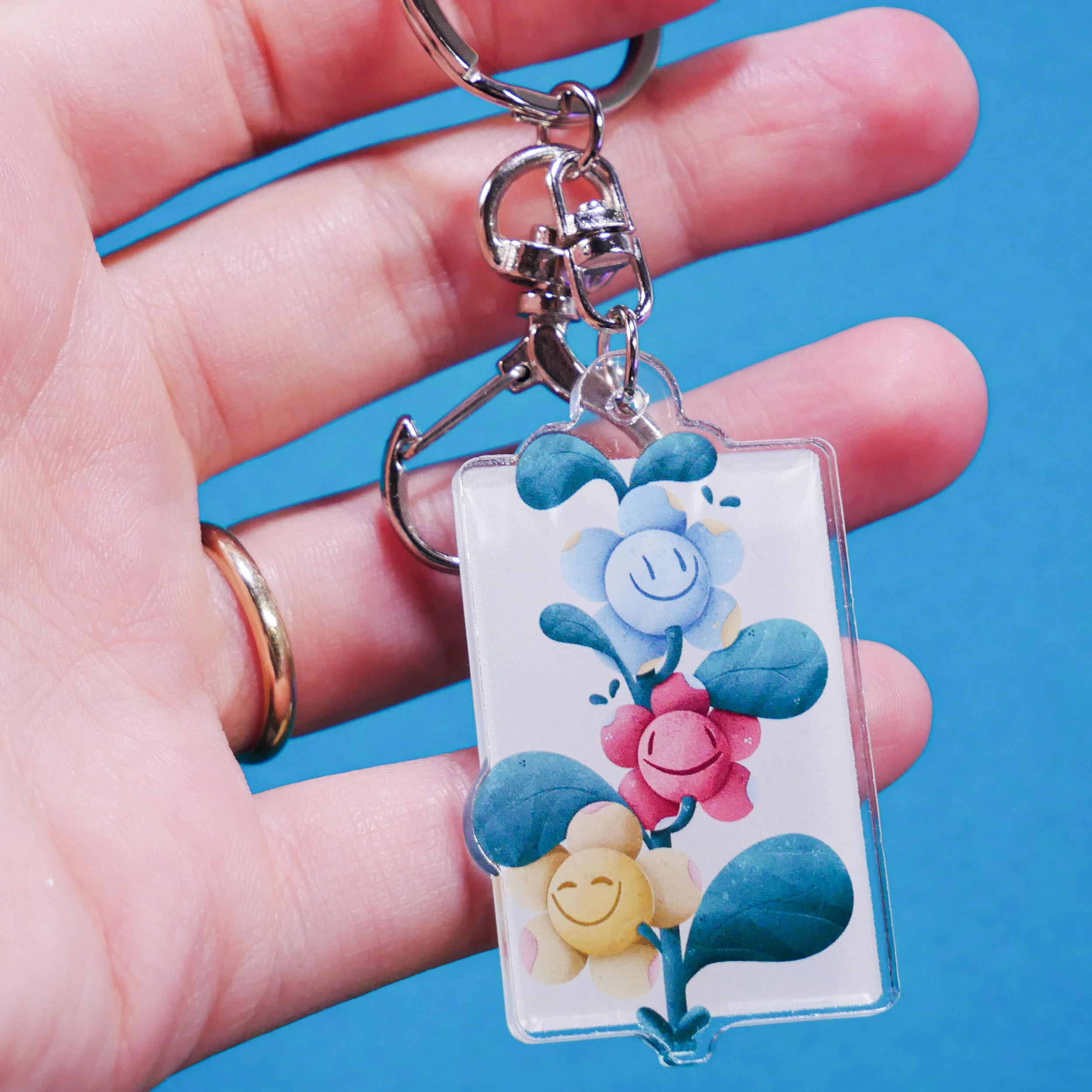 Color swatch Acrylic Keychain — Angela Kalokairinou