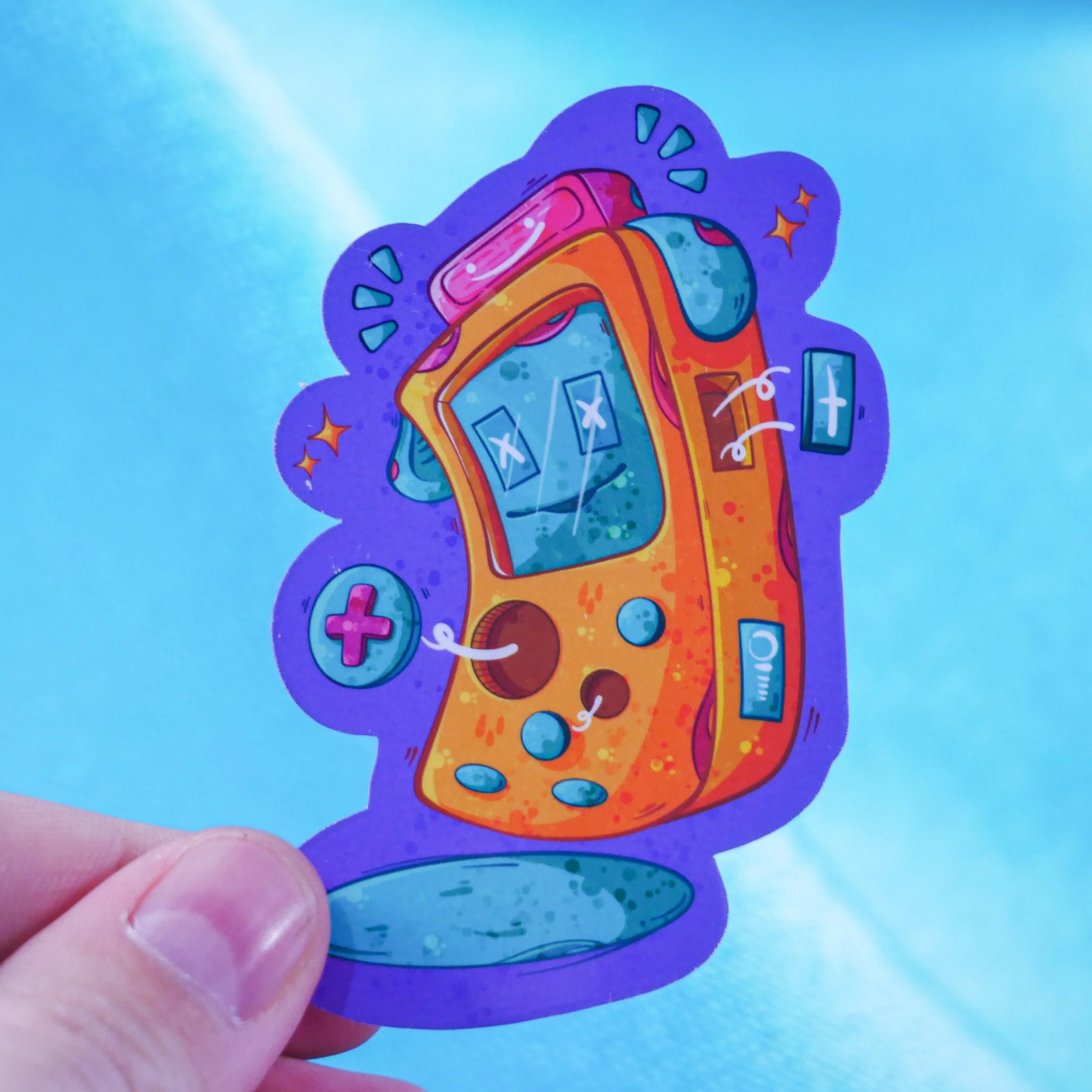 Game Boy Sticker Waterproof — Angela Kalokairinou