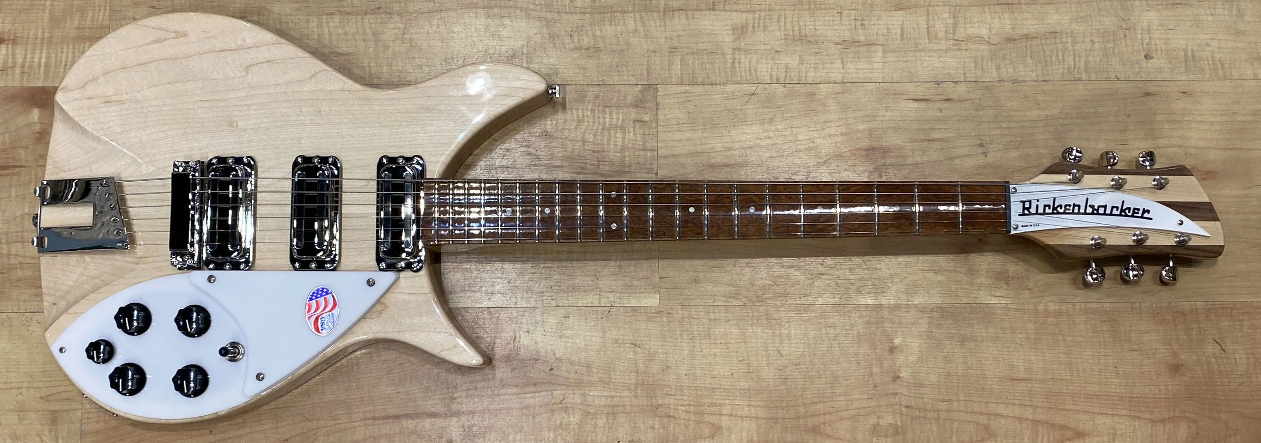 Rickenbacker 350V63 Liverpool Full Scale Version MapleGlo (Natural ...