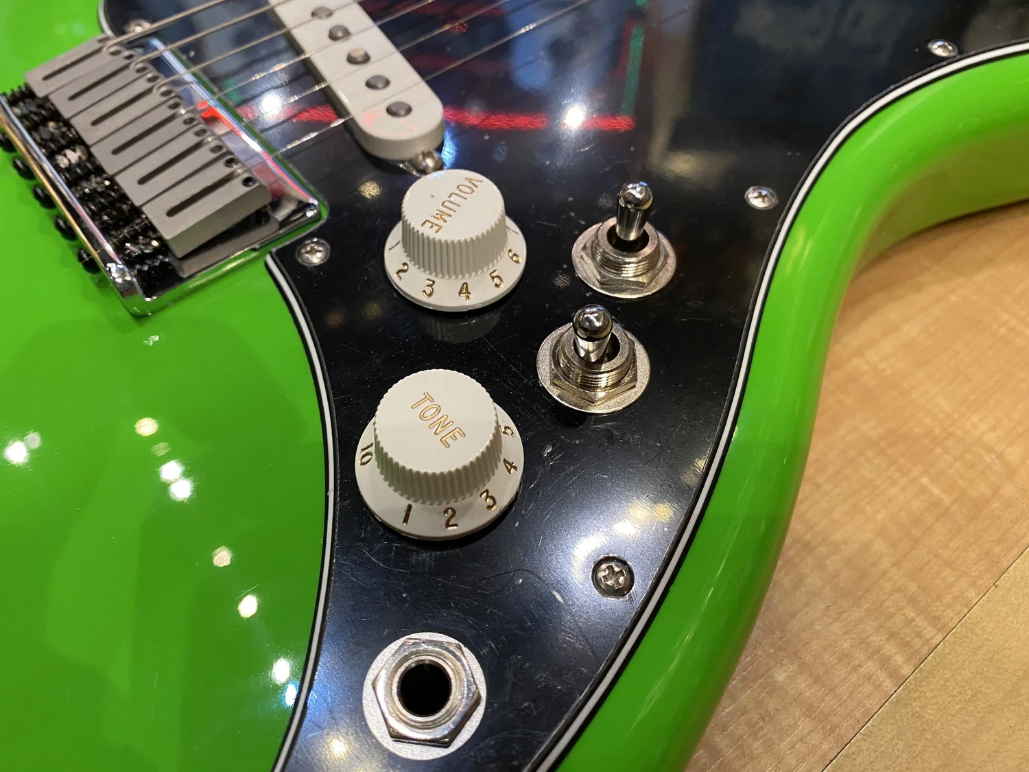 Green Electric Guitar