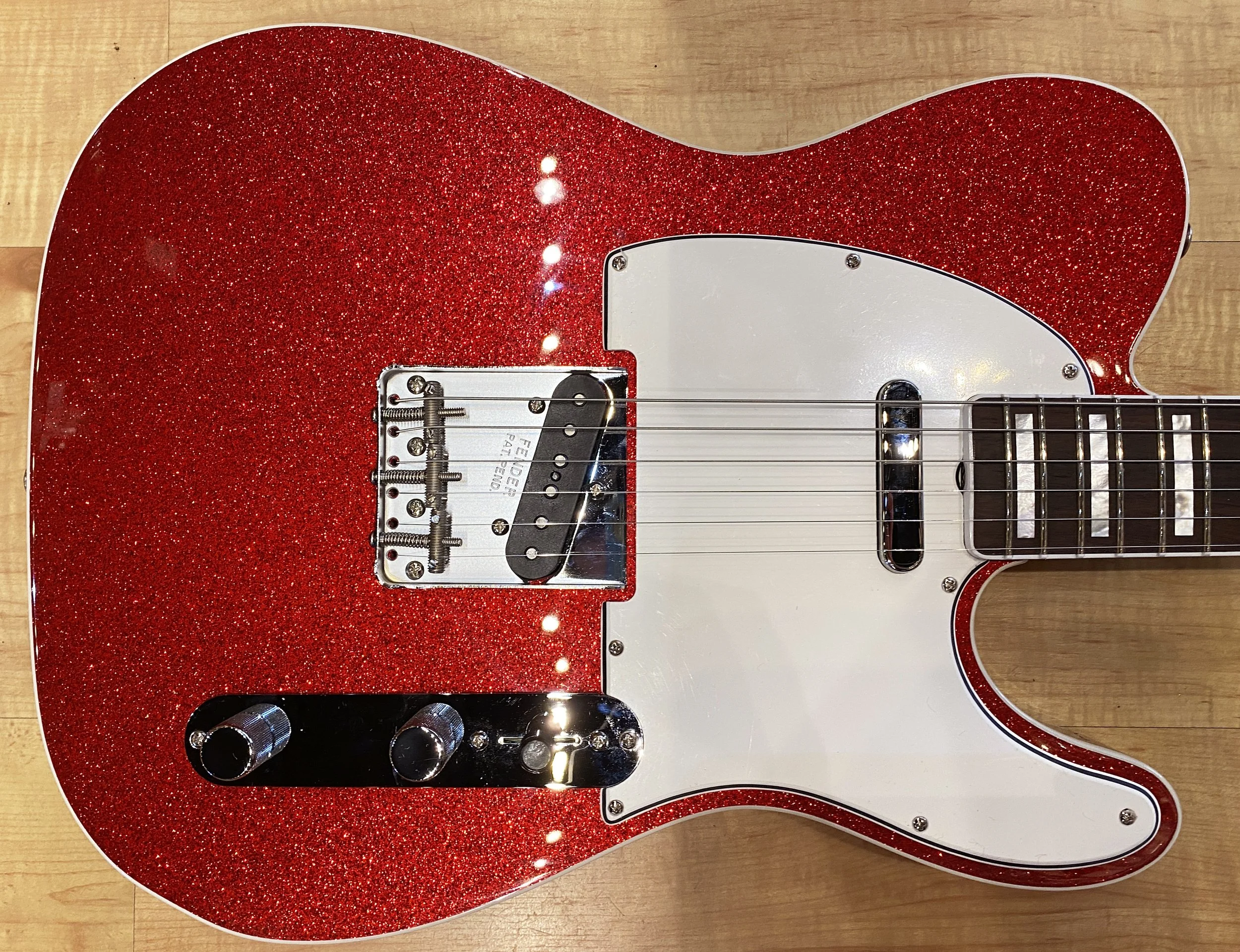 Fender Custom Shop 60’s Telecaster Custom Electric Guitar Red Sparkle ...