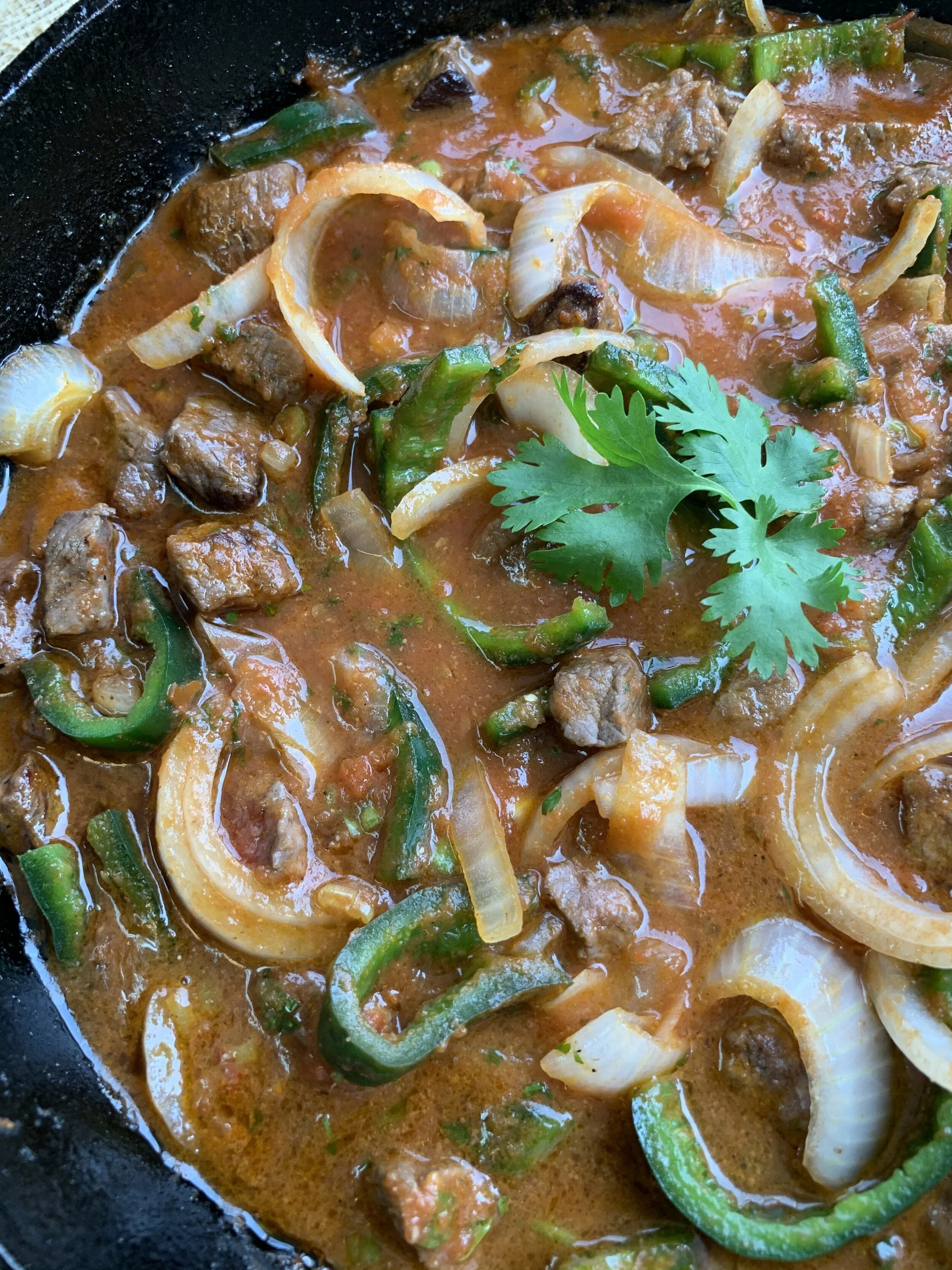 STEAK PICADO WITH FLACA’S SALSA — Flaca's