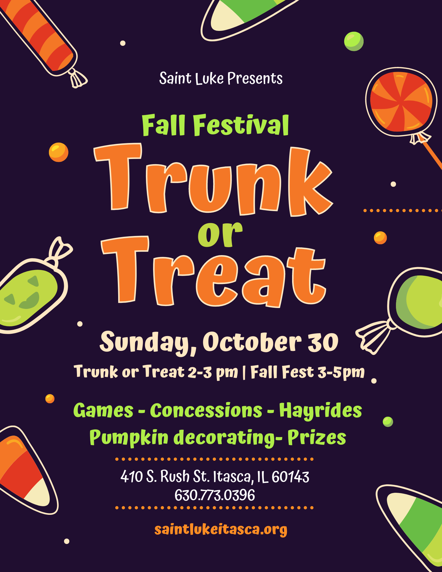 Fall Fest Trunk or Treat — The Lutheran Church of Saint Luke