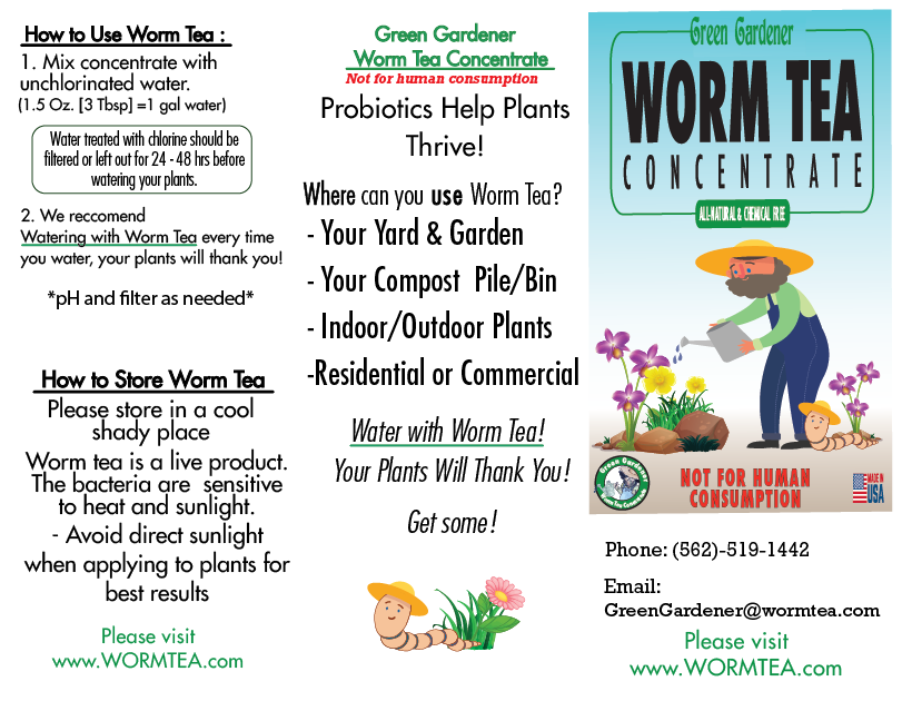 How to Use — Green Gardener Worm Tea