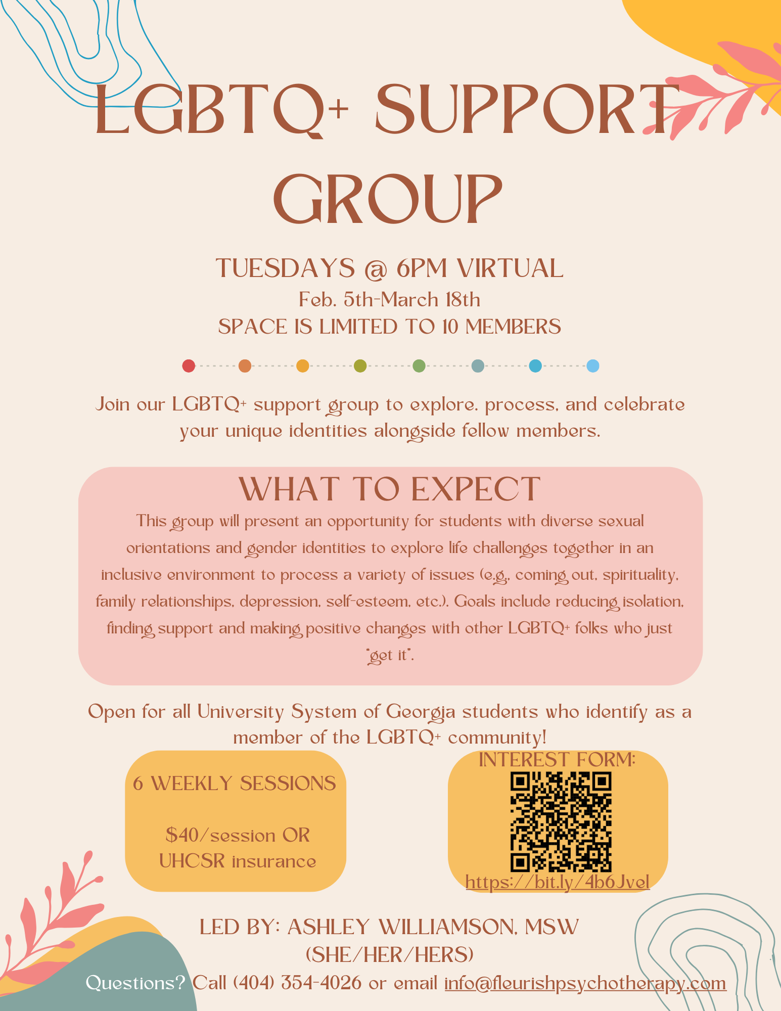 LGBTQ+ Support Group — Fleurish Psychotherapy