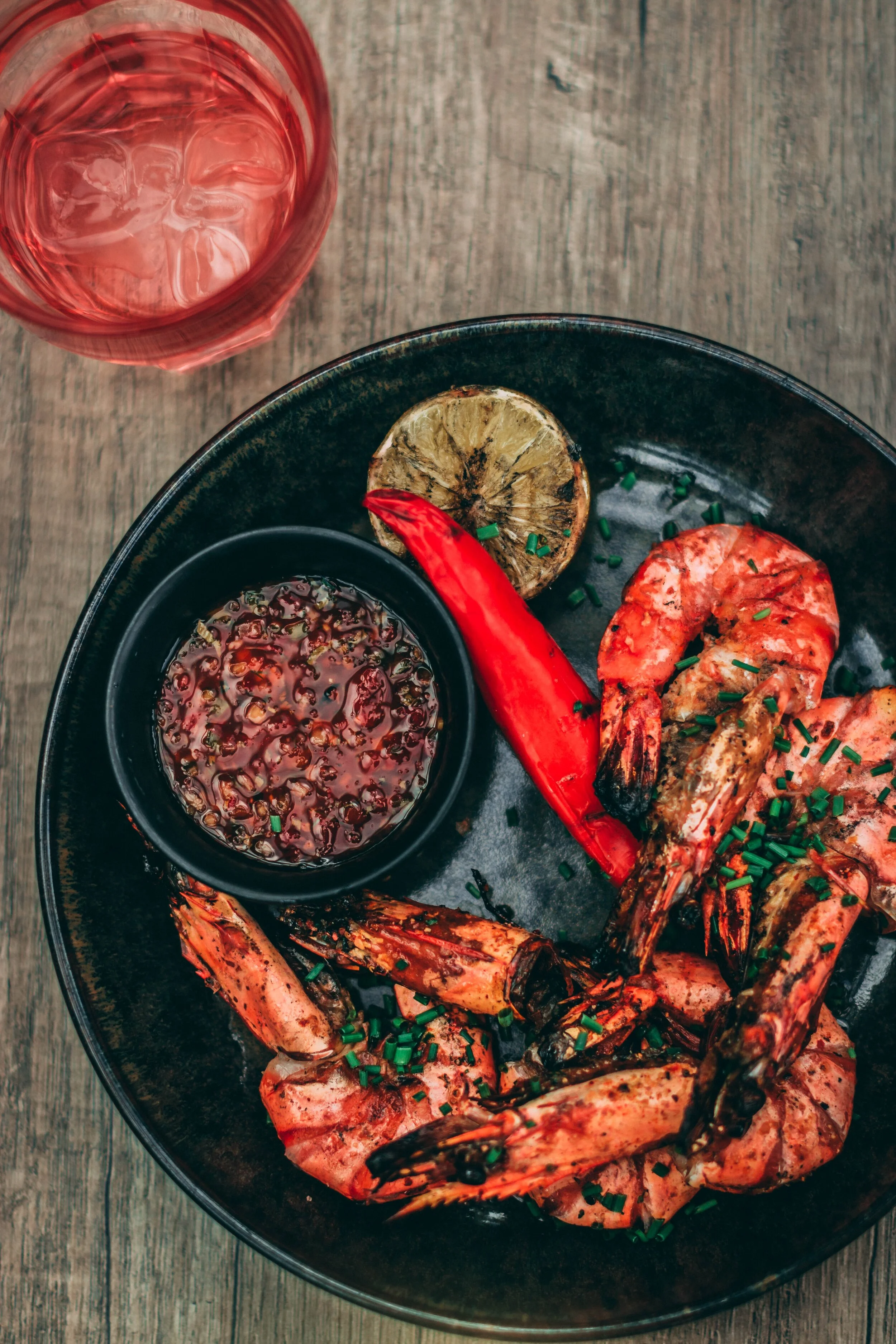 Grilled Spot Prawns with Lime and Basil — Sea Forager