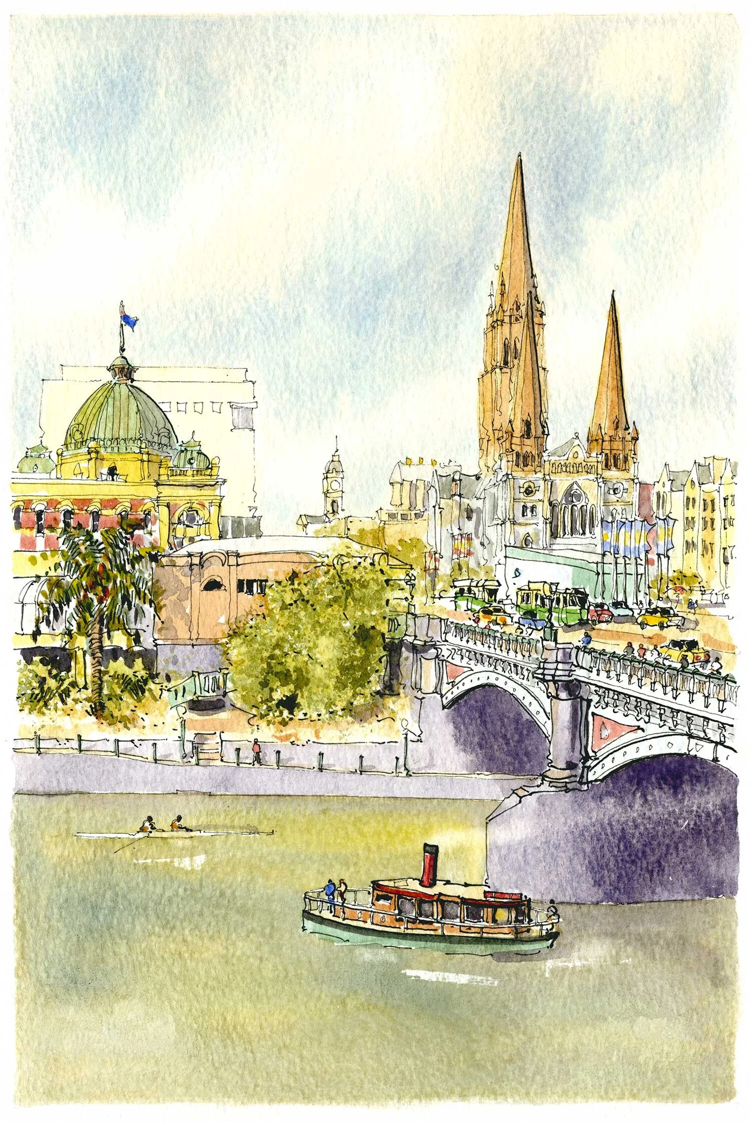 Prints of Melbourne — Victorian Drawings Melbourne