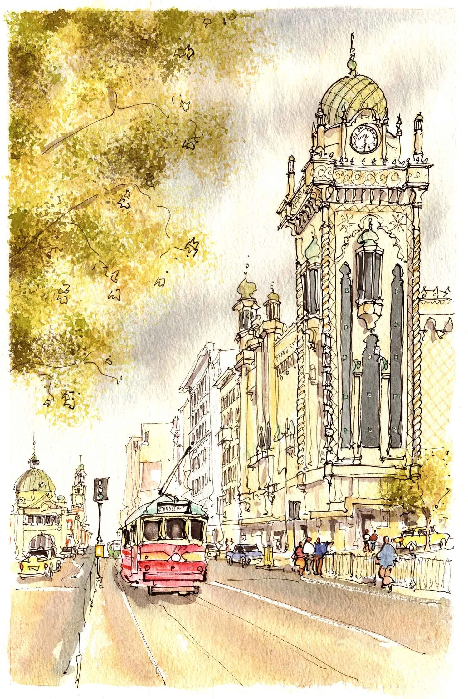 Prints of Melbourne — Victorian Drawings Melbourne