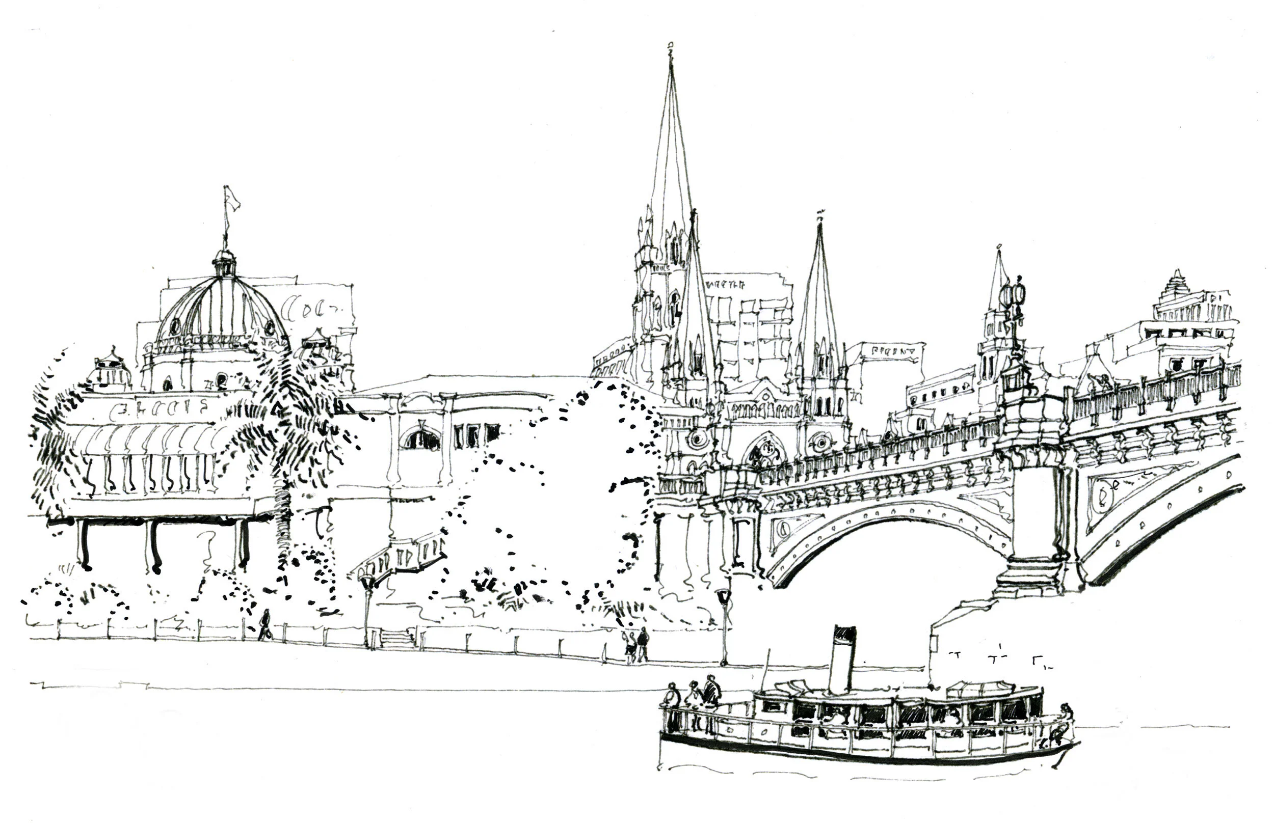 Prints of Melbourne — Victorian Drawings Melbourne