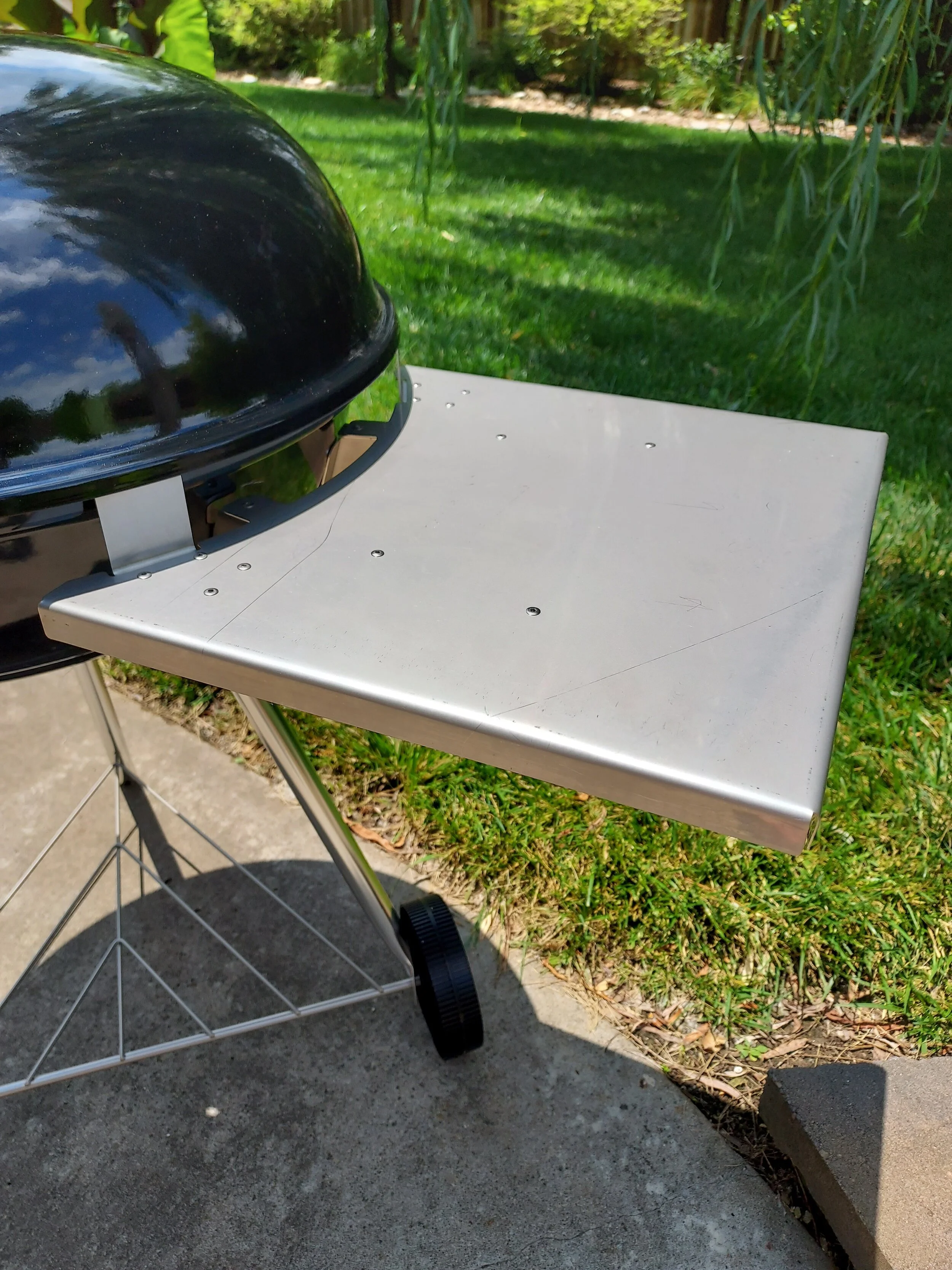 Weber Kettle Grill Side Table - Accessories and Tools — Heat Beacon Designs