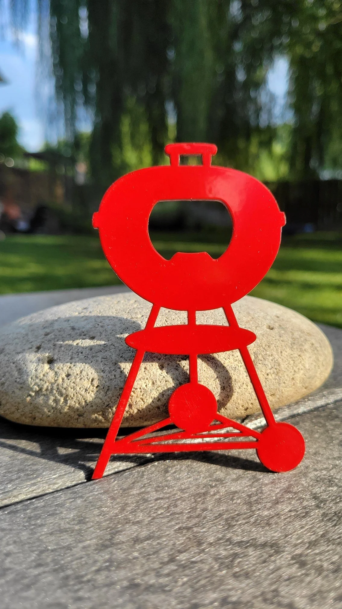 Weber Red Grill Logo Bottle Opener - Keychain - Ornament — Heat Beacon ...
