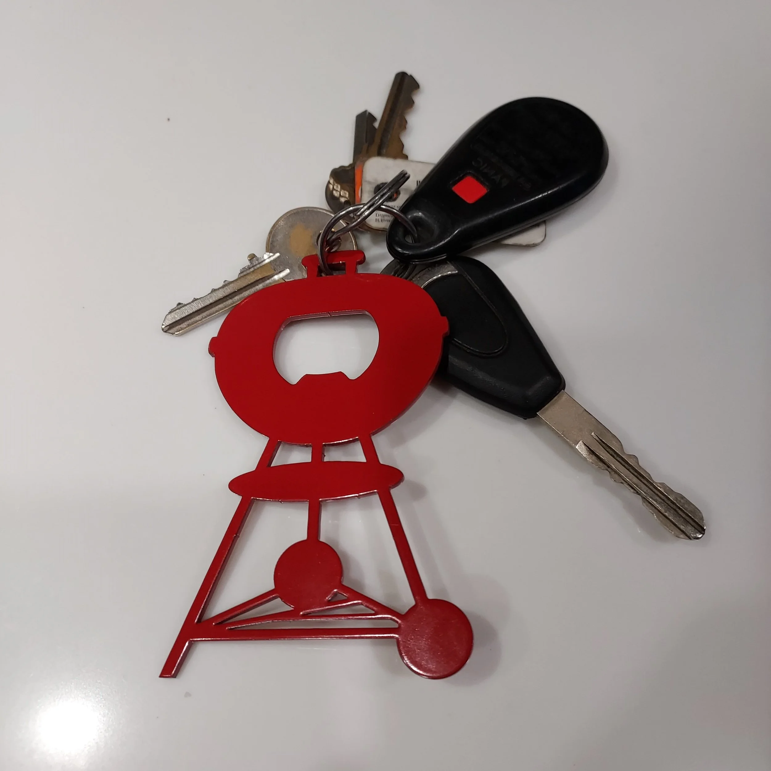 Weber Red Grill Logo Bottle Opener - Keychain - Ornament — Heat Beacon ...