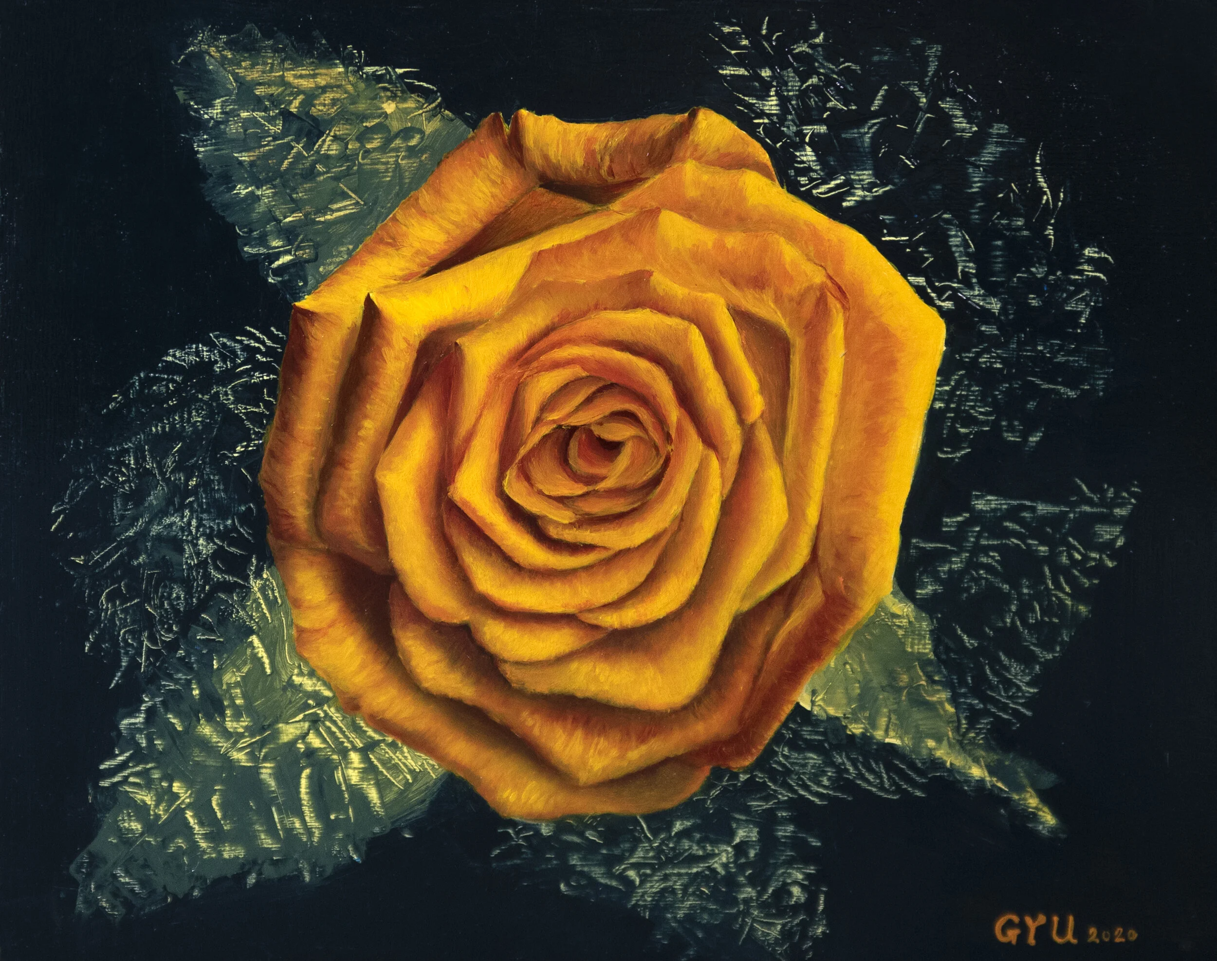 Roes Oil Painting — GYu Art