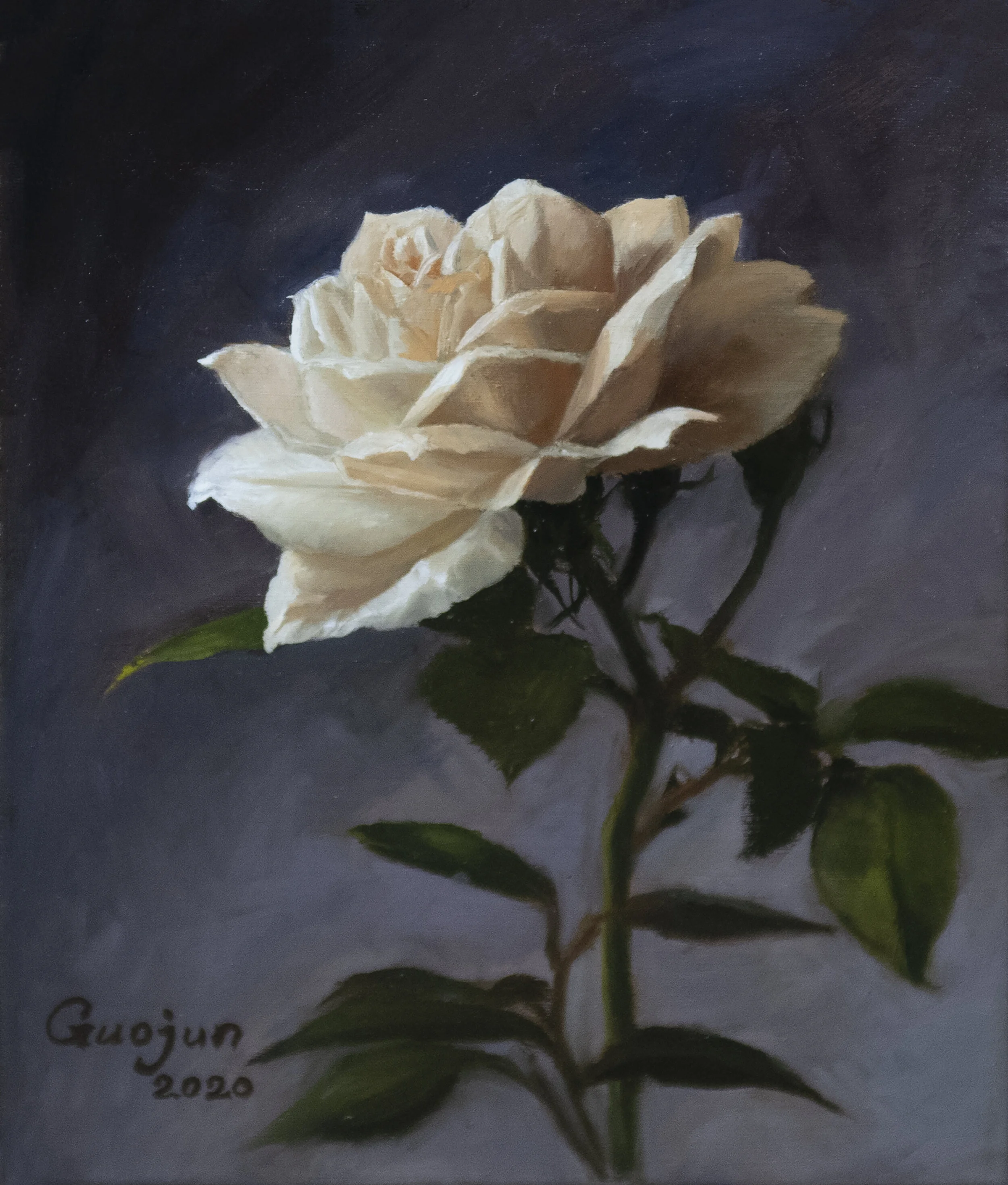 Roes Oil Painting — GYu Art