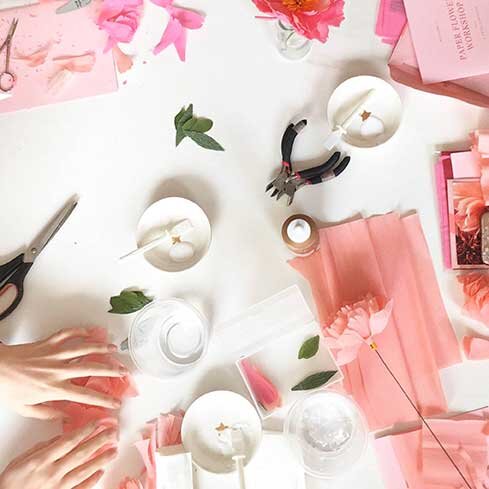 Paper Flower Workshops UK — A PETAL UNFOLDS