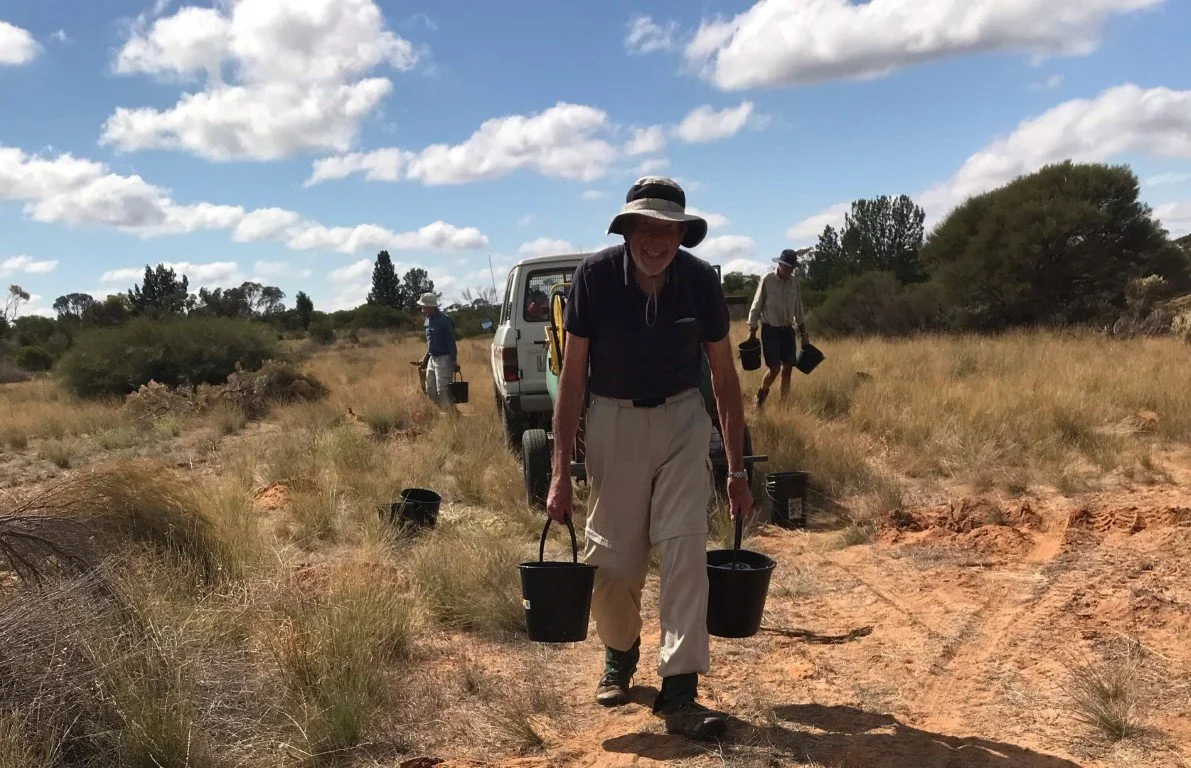Tree planting in the Mallee — Mallee Conservation