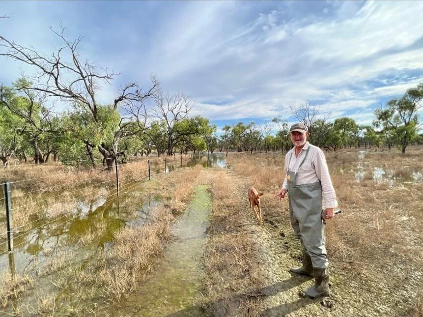 Fixed the flooded fence — Mallee Conservation