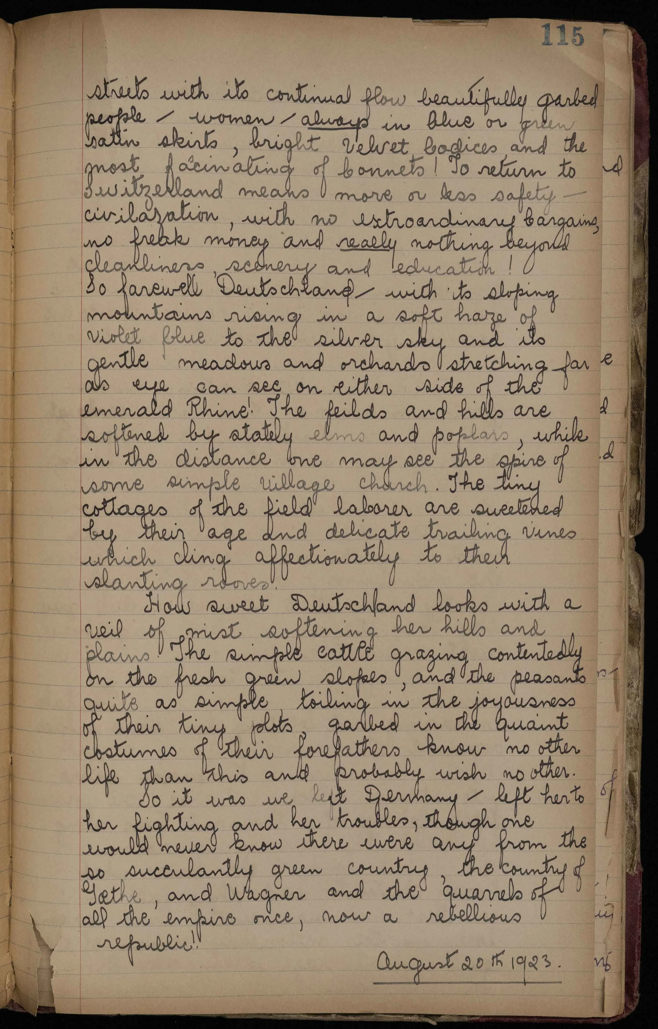 Keeping and Making Diaries — Churchill Archives Centre