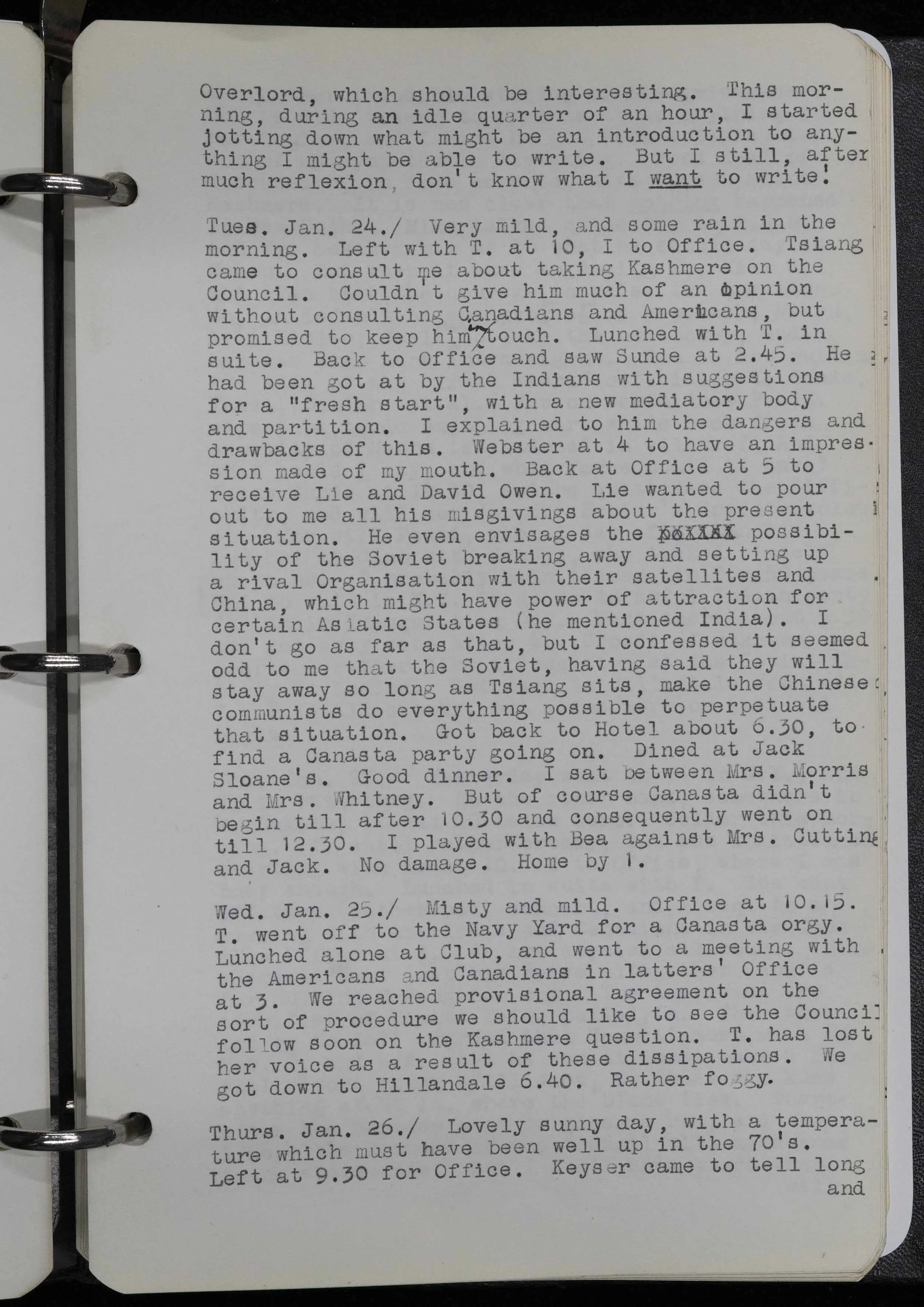 Keeping and Making Diaries — Churchill Archives Centre