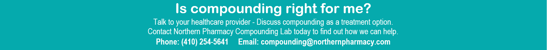 Compounding Lab — Northern Pharmacy & Medical Equipment
