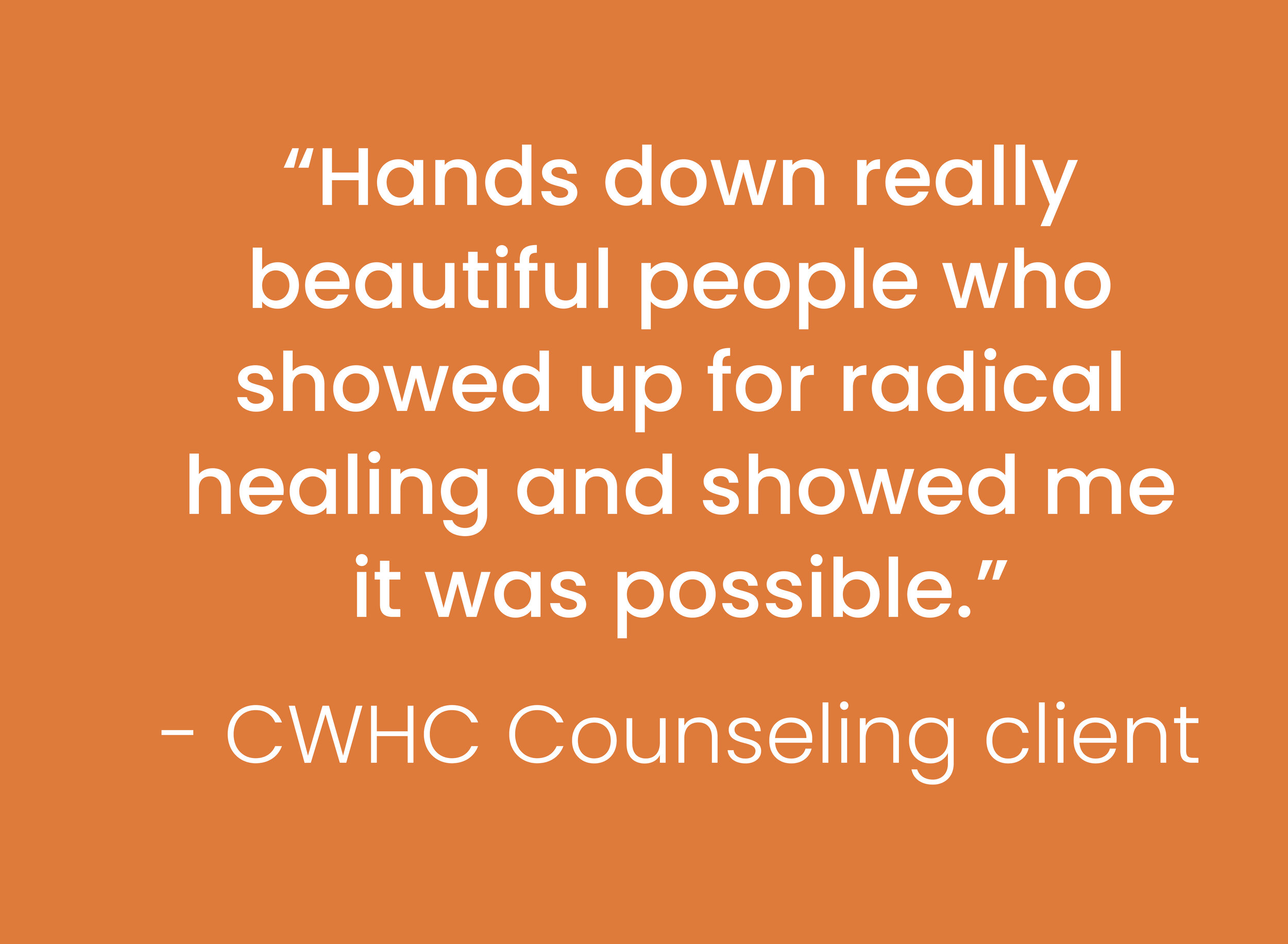 Counseling — Chicago Women's Health Center